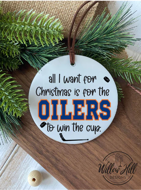 Christmas Ornament - Oilers Stanley Cup – Days with Gray